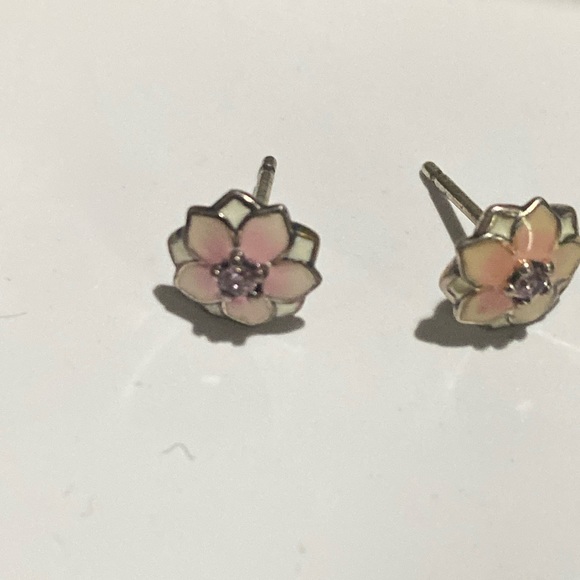 Pandora | Accessories | Pandora Flower Earrings | Poshmark